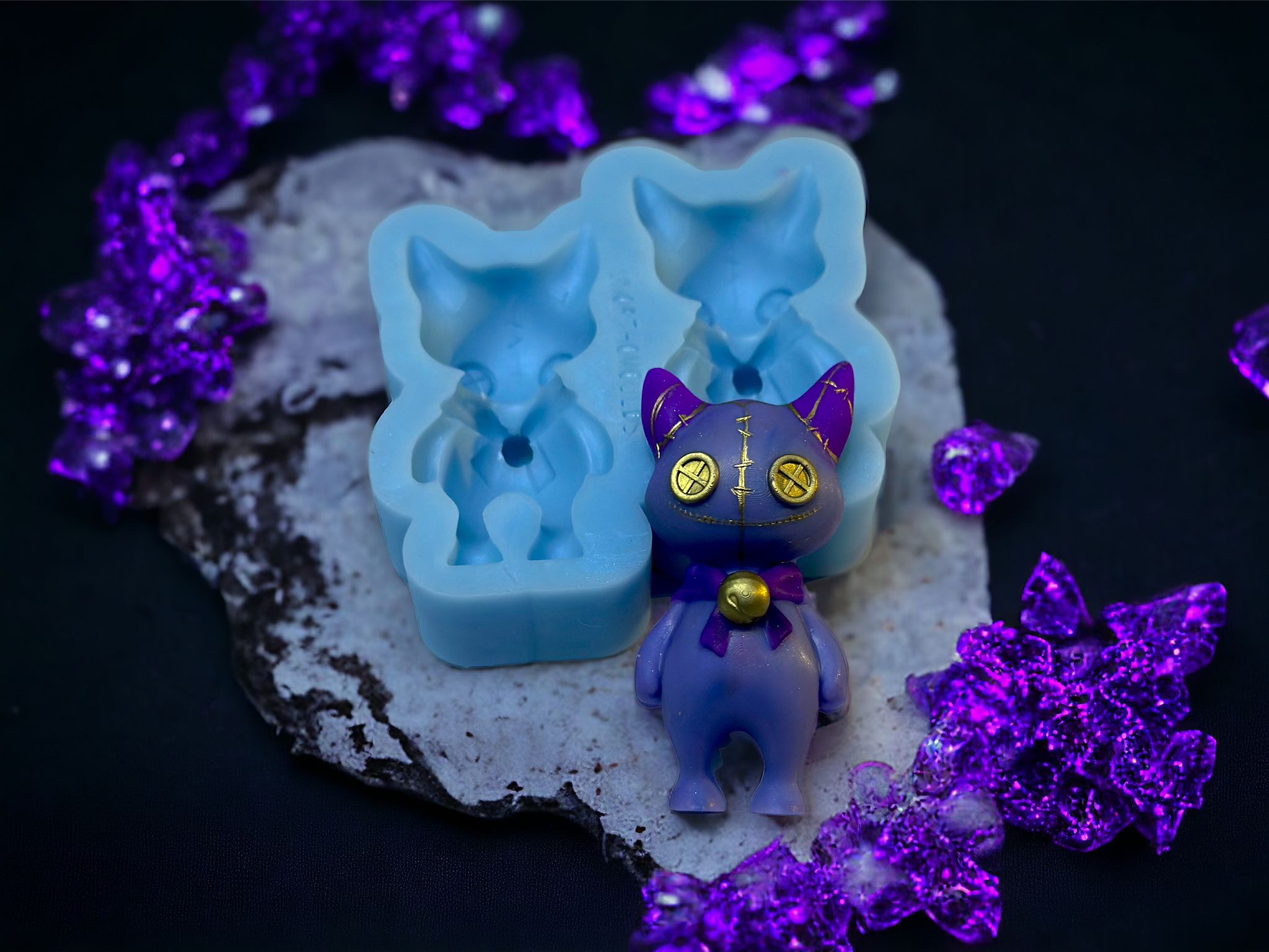 3D Voodoo Cat Duo – Unorthomoulds